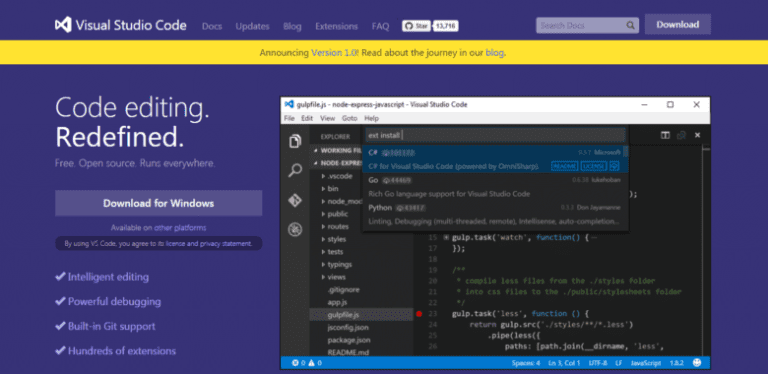 visualcode-editor - Web Hosting Blog by MilesWeb | WordPress, Cloud ...