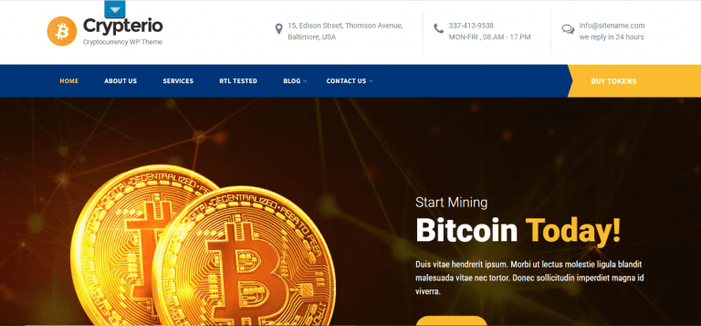 Best Cryptocurrency WordPress Themes