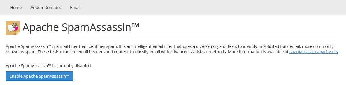 How To Configure Apache SpamAssassin In cPanel?