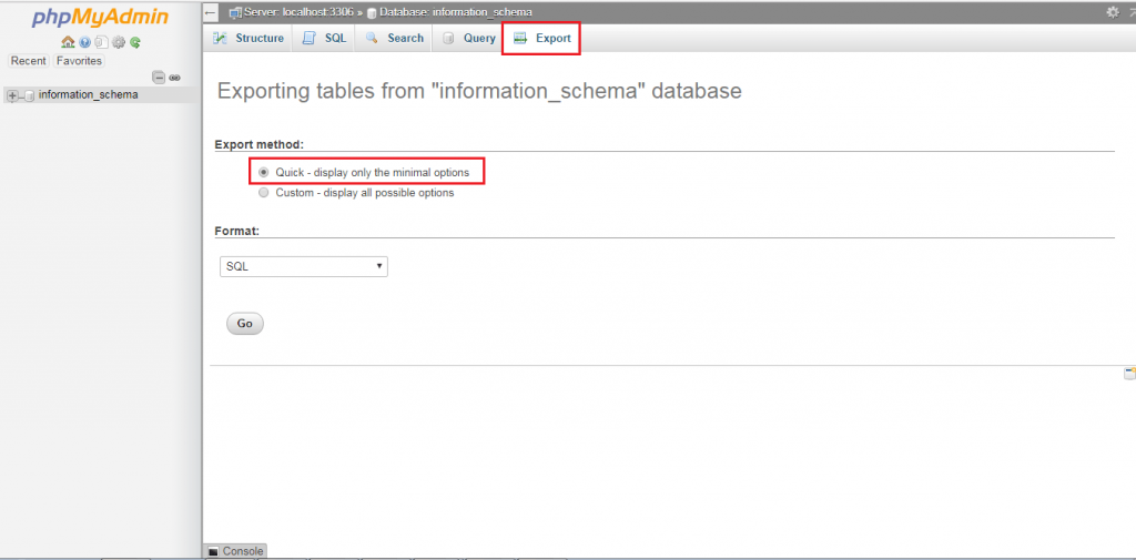 Learn To Import And Export Your Mysql Database Using Phpmyadmin