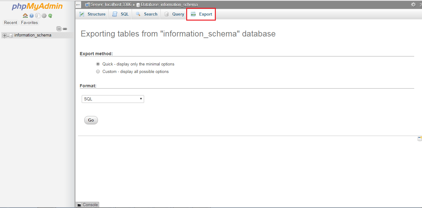 Learn To Import And Export Your Mysql Database Using Phpmyadmin