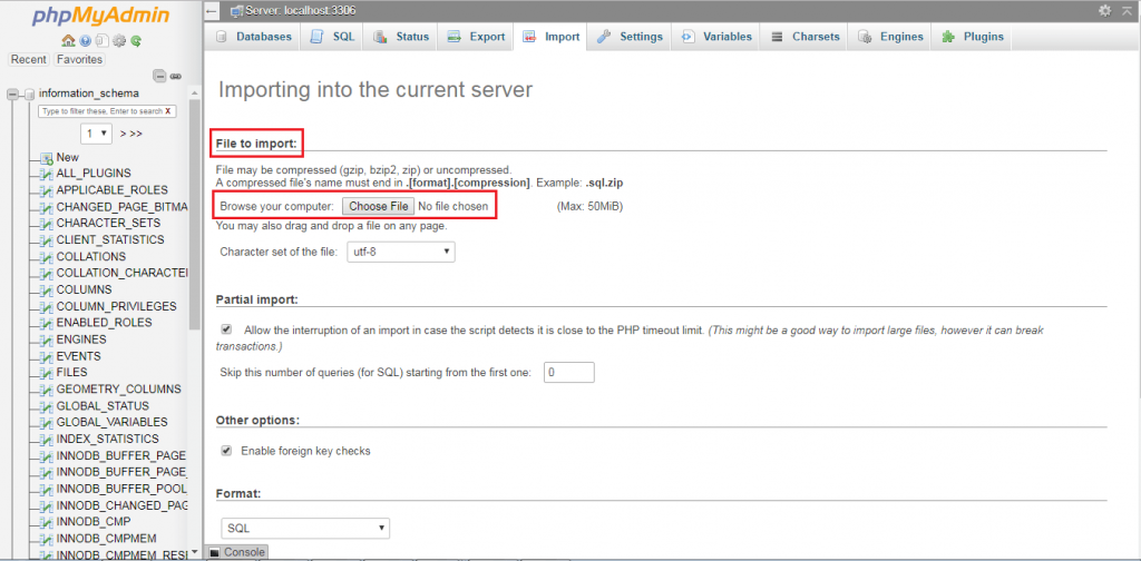Learn To Import And Export Your Mysql Database Using Phpmyadmin