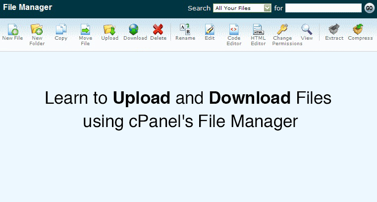 How To Upload And Download Files From The Website Using File Manager