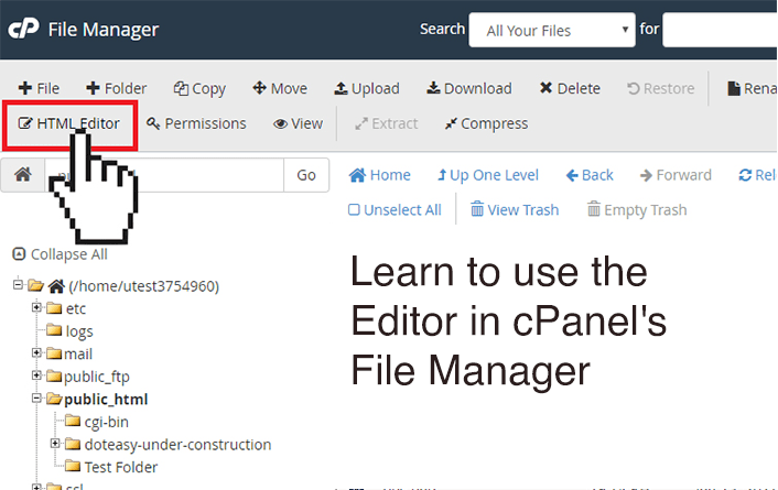 Learn to use the Editor in cPanel's File Manager - Web Hosting FAQs by MilesWeb
