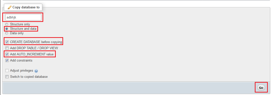 Learn To Use Phpmyadmin To Copy Mysql Database 2459