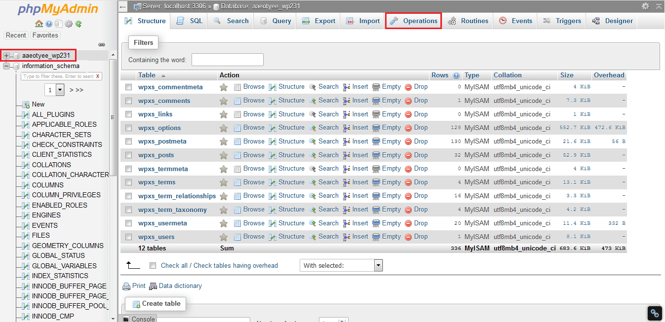 Learn to Use phpMyAdmin To Copy MySQL Database