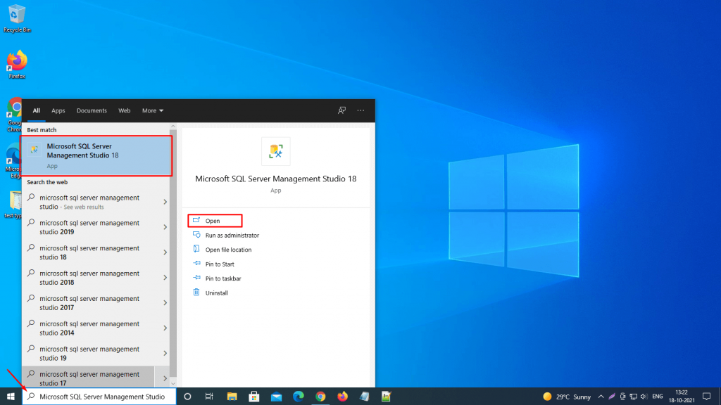 How to Connect your Database Remotely through SQL Management Studio?