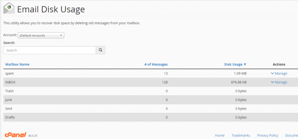 How To Manage Email Disk Usage In cPanel? - Web Hosting FAQs by MilesWeb