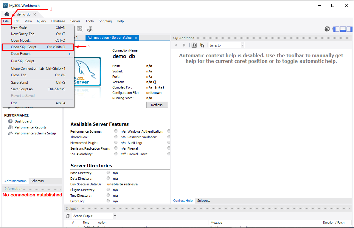 How To Open An SQL File In Windows Web Hosting FAQs By MilesWeb
