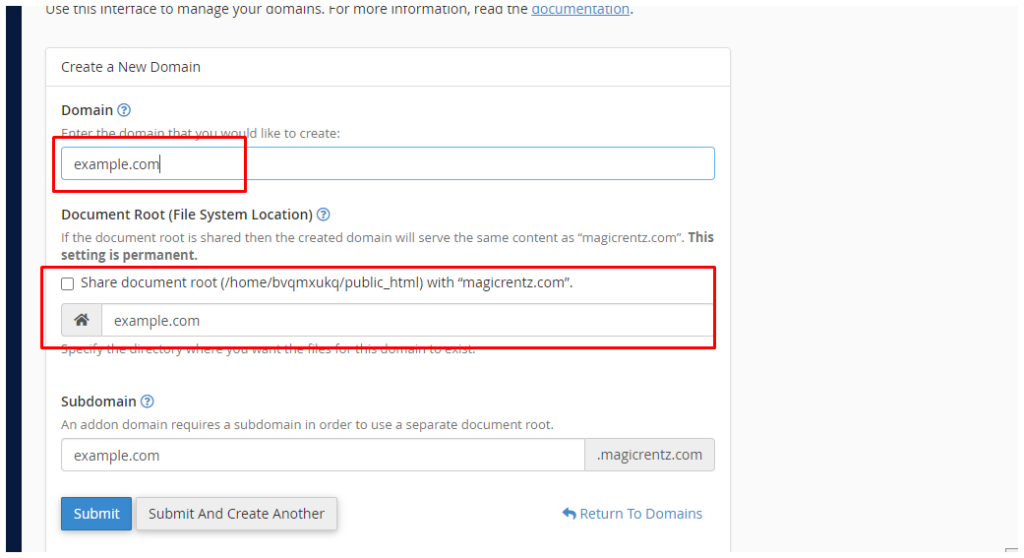 Steps for Sub Domain Creation Through cPanel
