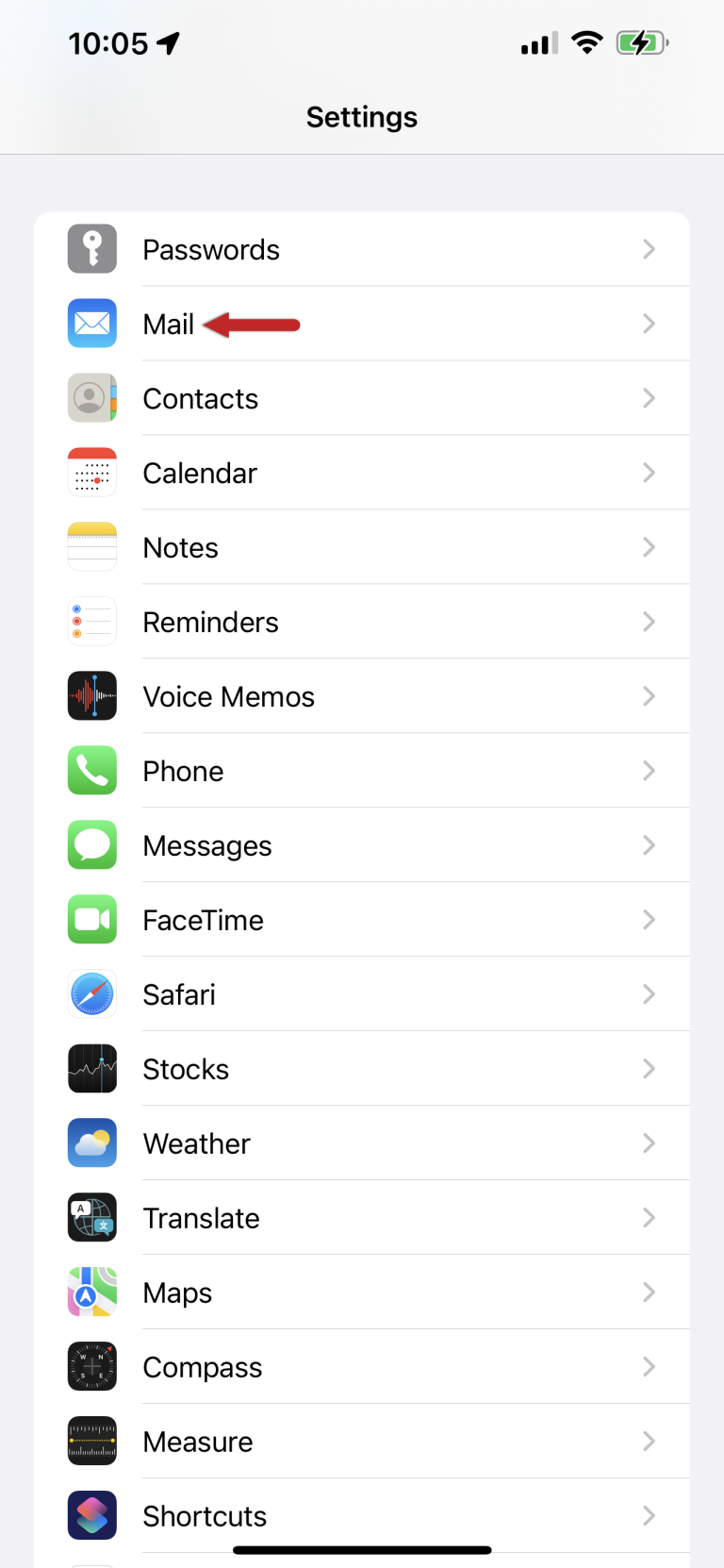 Steps for Setting up Mail on iPhone (iOS 15/16/17)