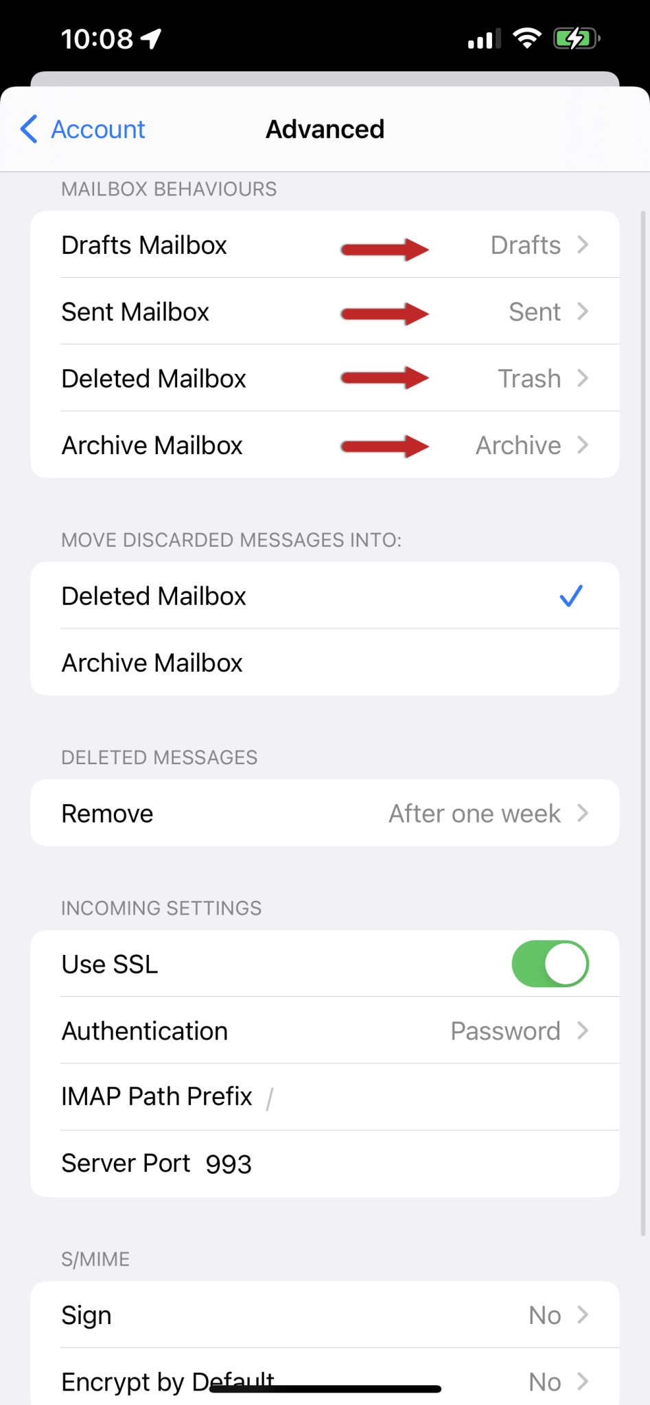 Steps for Setting up Mail on iPhone (iOS 15/16/17)