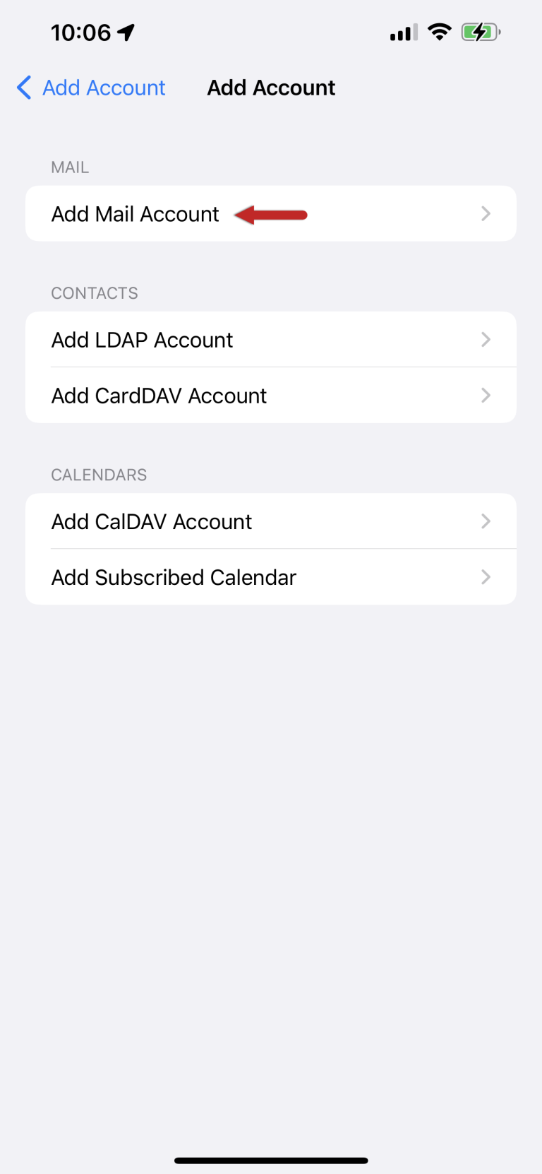 Steps for Setting up Mail on iPhone (iOS 15/16/17)